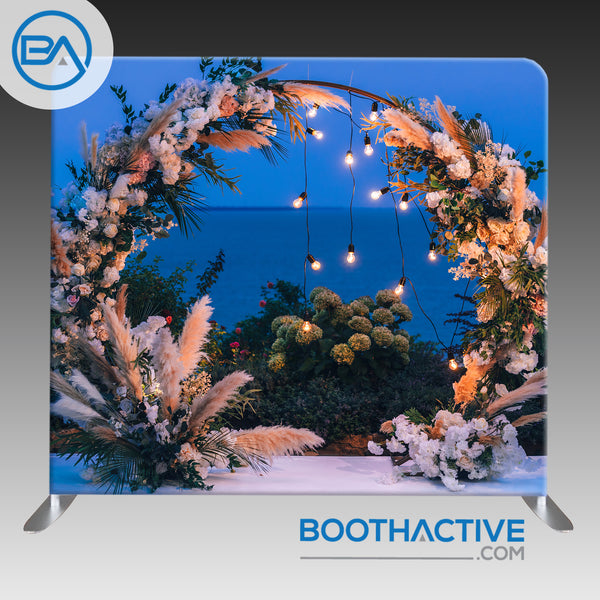 8' x 8' Backdrop - Charming Arch – BoothActive