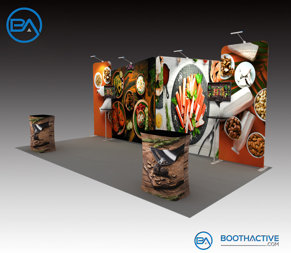 10' x 20' Trade Show Booth A – BoothActive