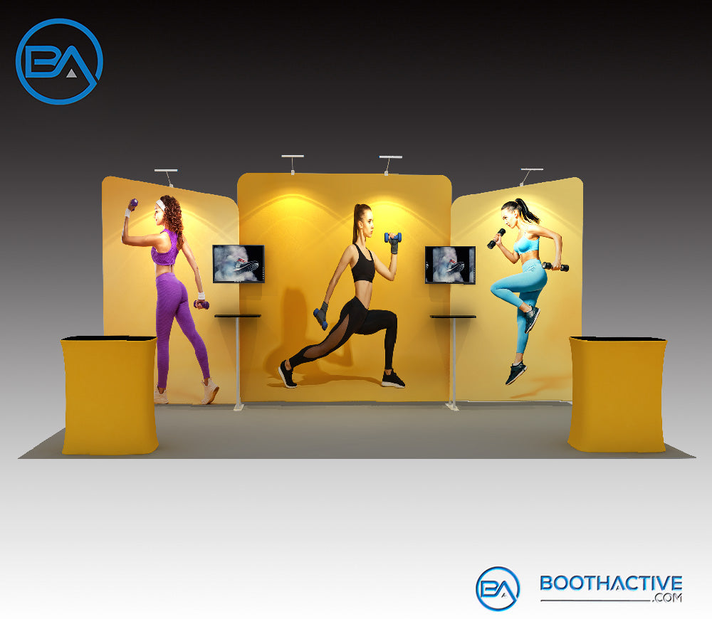10' x 20' Trade Show Booth E – BoothActive