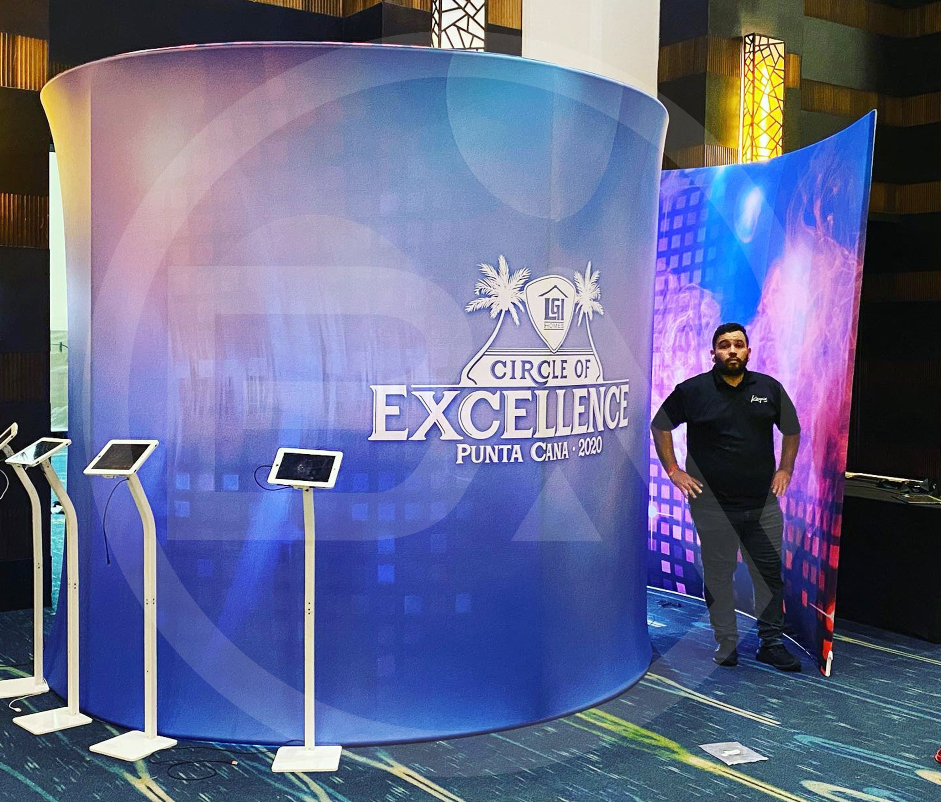 Fabric Booth Tent - The Allie enclosure – BoothActive