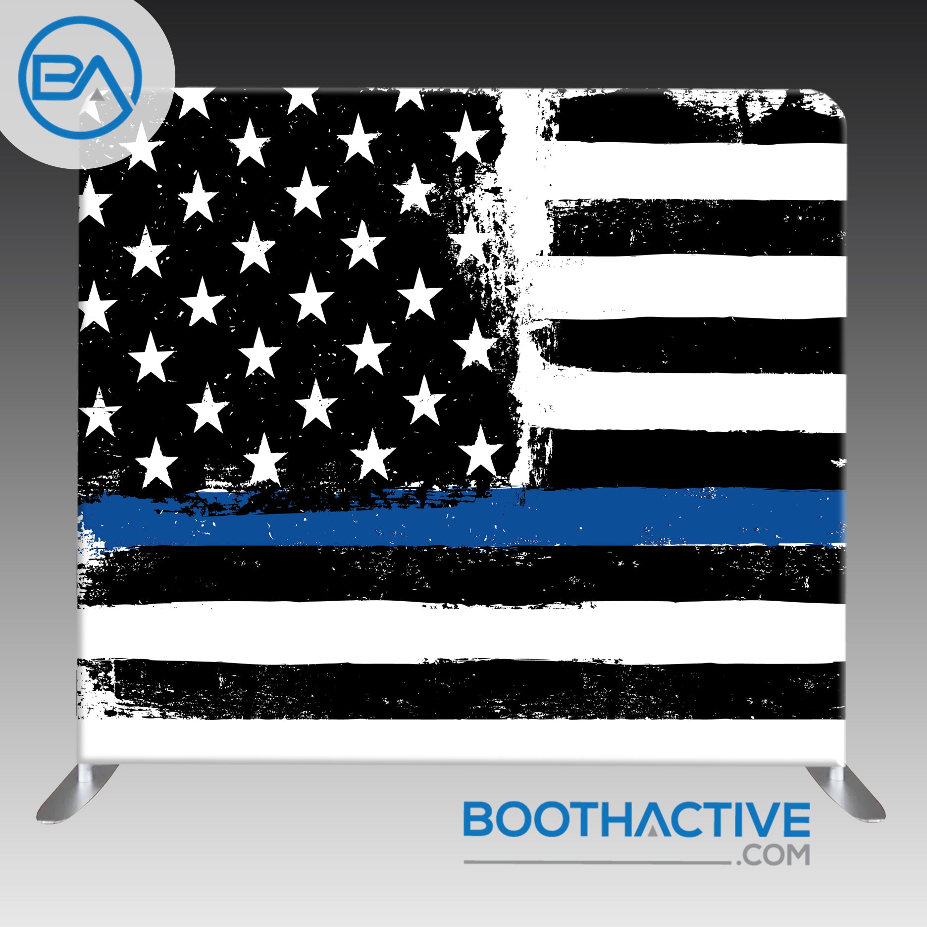 8' x 8' Backdrop - Support the Blue – BoothActive